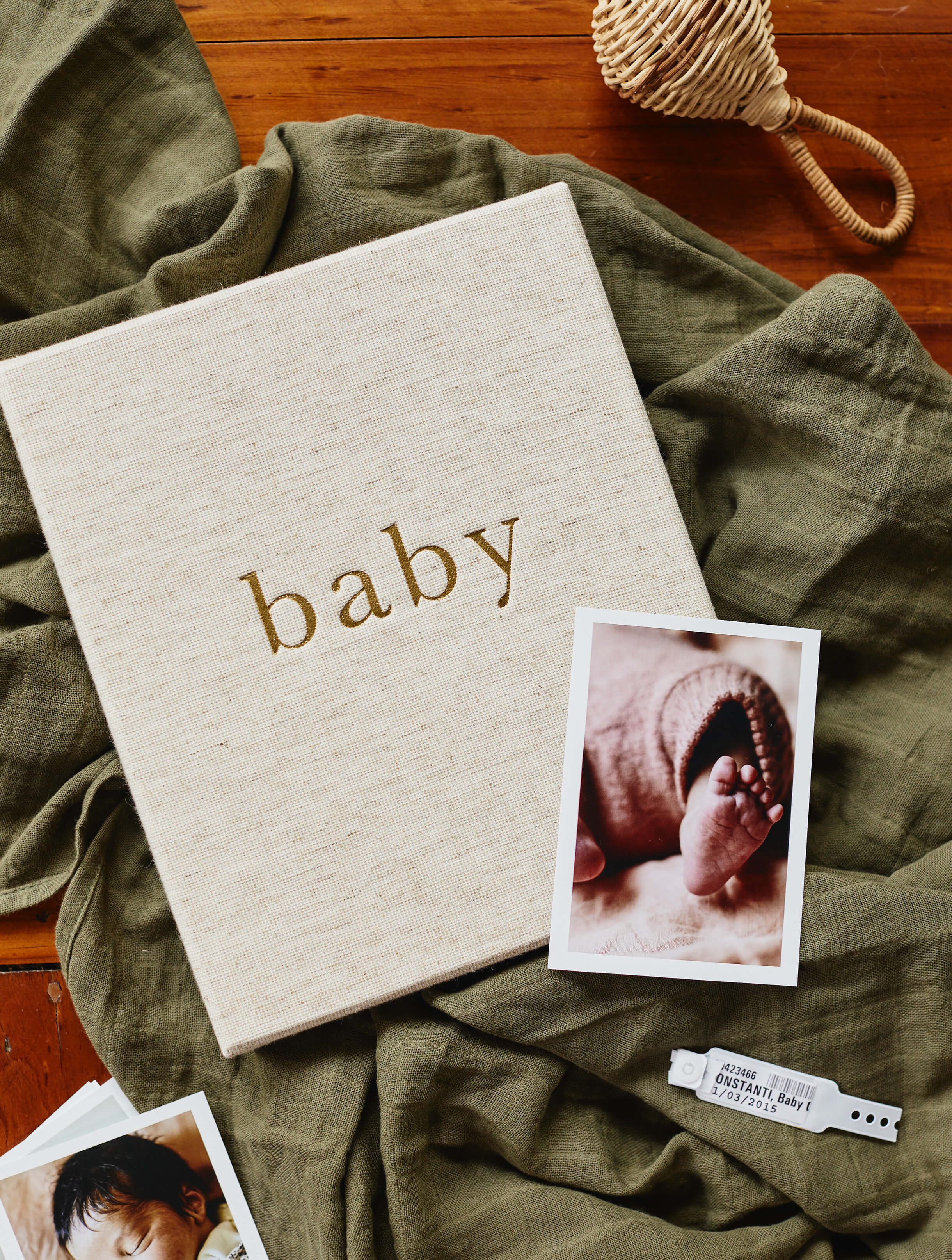 My First Year Baby Journal - Oatmeal - Write To Me US