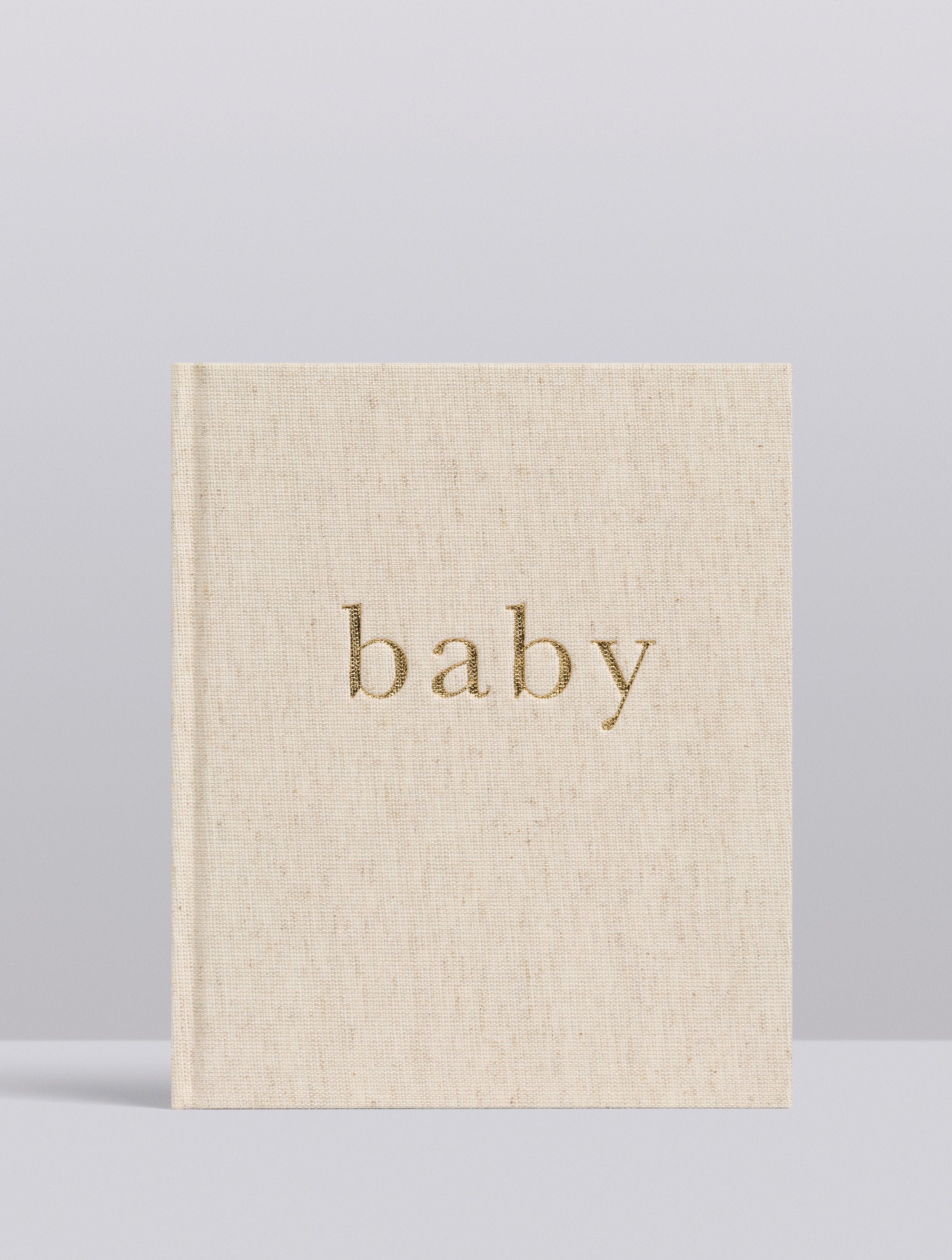 My First Year Baby Journal - Oatmeal - Write To Me US